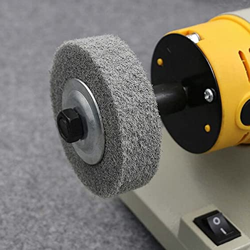 ๐๐ฎ๐จ ๐ค๐ 5 Pcs 3'' Grinding/Buffing Wheels - 3/8'' Arbor Hole Abrasive Polishing Wheel Aluminum Buffing Kits for Bench Grinder