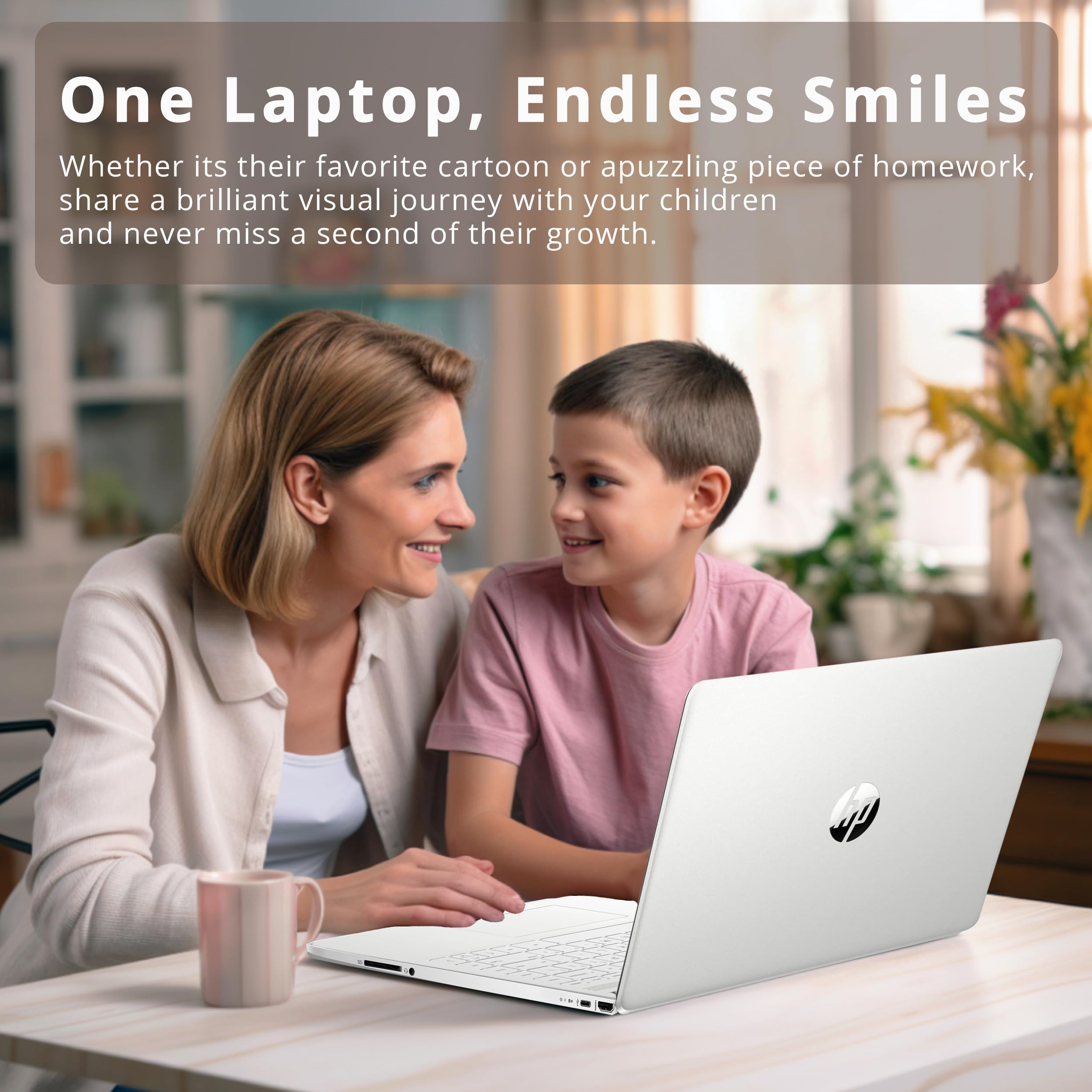 HP 2022 15.6'' HD Touchscreen Laptop, 11th Gen Intel Core i3-1115G4, 8GB DDR4 RAM, 256GB PCIe SSD, Intel UHD Graphics, HD Audio, 720p HD Camera, Win 11, Silver, 32GB Snow Bell USB Card