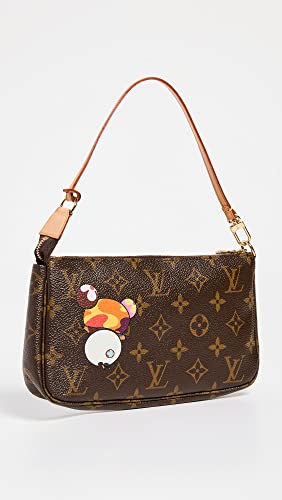 Louis Vuitton Women's Pre-Loved Brown Murakami Panda Pochette, Brown, One Size