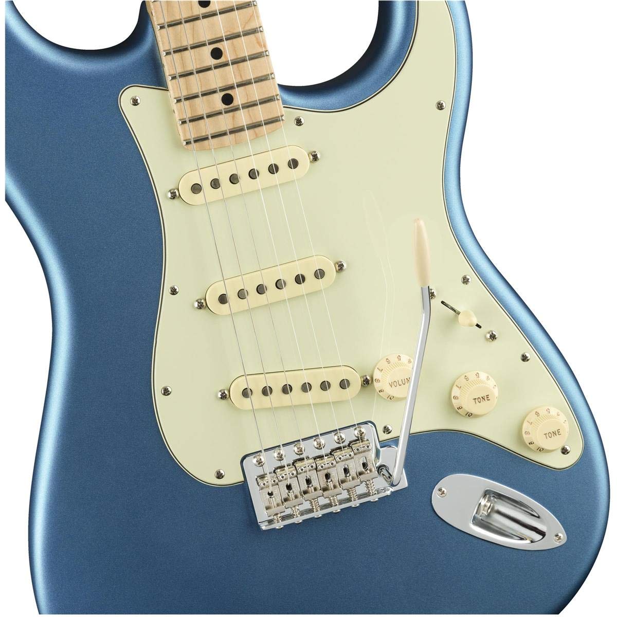 Fender American Performer Stratocaster - Satin Lake Placid Blue with Maple Fingerboard