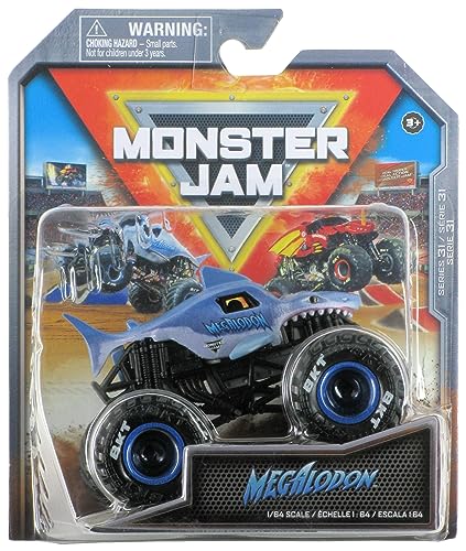 Monster Jam 2023 Spin Master 1:64 Diecast Truck Series 31 Legacy Trucks Megalodon