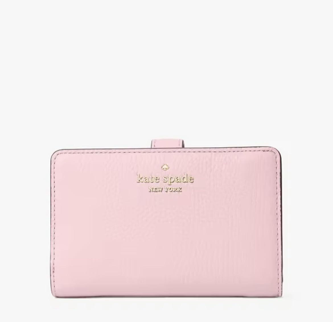 Kate Spade New York Leila Medium Compact Bifold Wallet In Bright Carnation