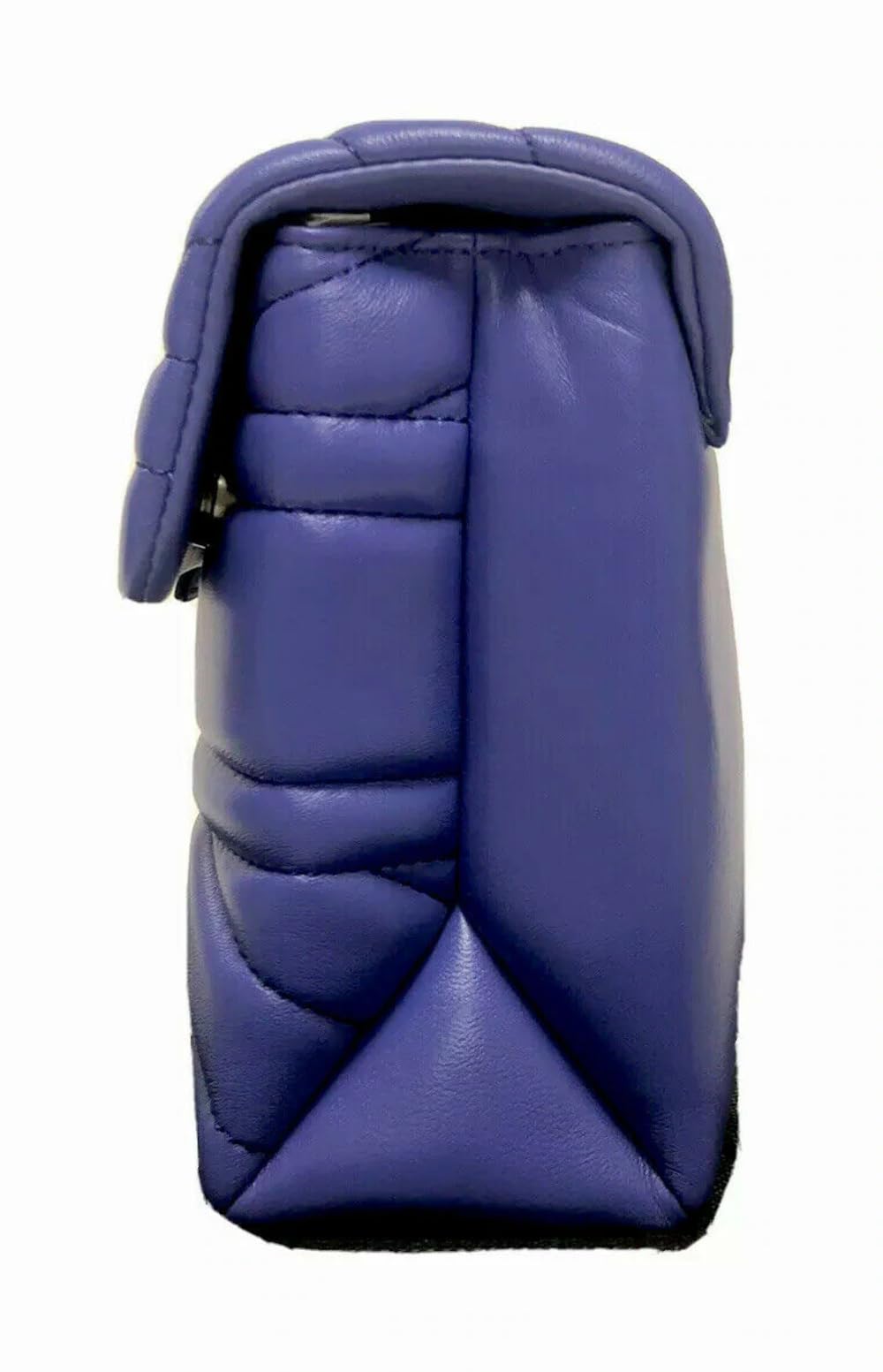 Kurt Geiger Large Kensington Crossbody Womens Purple Union Jack Quilted Leather