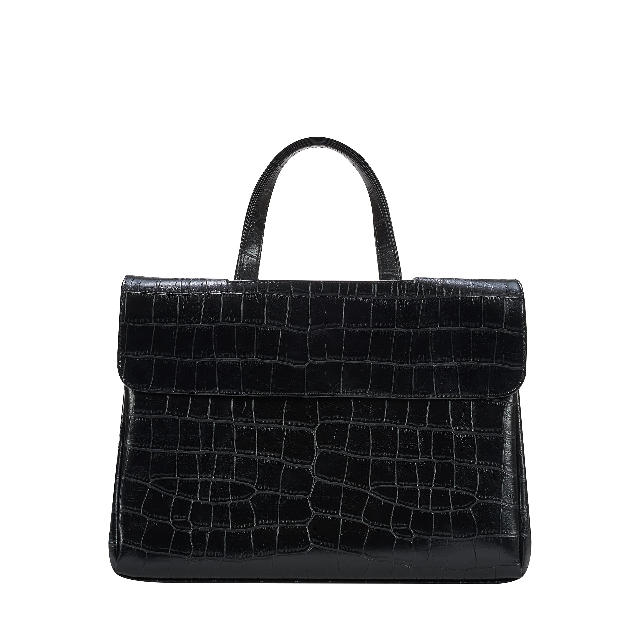 KWANI Wani Shoulder Tote Bags for Women and Ladies (Small, Black)