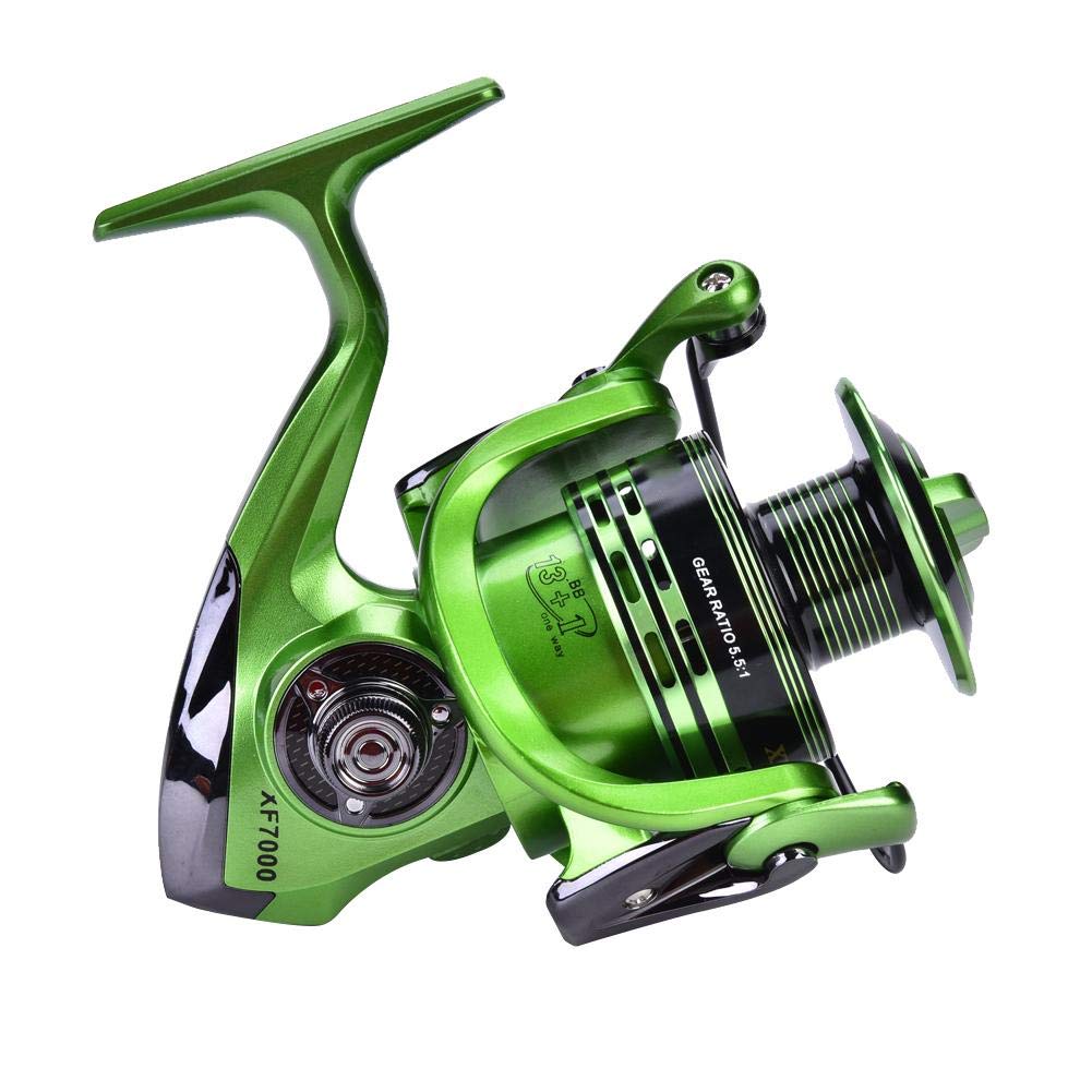 Fishing Reel, Salt Freshwater Metal Heavy Duty Lightweight Casting Spinning Fishing Reel Tackle Accessory(#3)