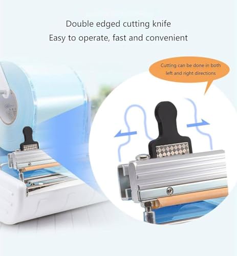 Professional Dental Sealer, Medical Bag Sealer, 6 Adjustable Temperature Levels, Maximum Sealing Width 25 Cm, Suitable for Hospitals, Clinics