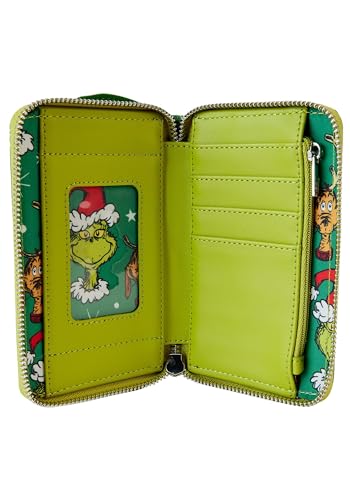 Loungefly Dr. Seuss' How the Grinch Stole Christmas! Santa Cosplay Zip Around Wallet
