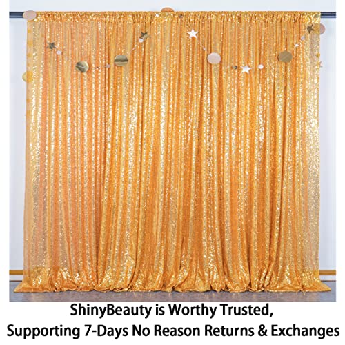 Sequin Backdrop 8x8ft Sequin Curtain Backdrop Gold Sequin Curtains Panel Wedding Backdrop Curtains Glitter Backdrops for Photography (8FTx8FT, Gold)