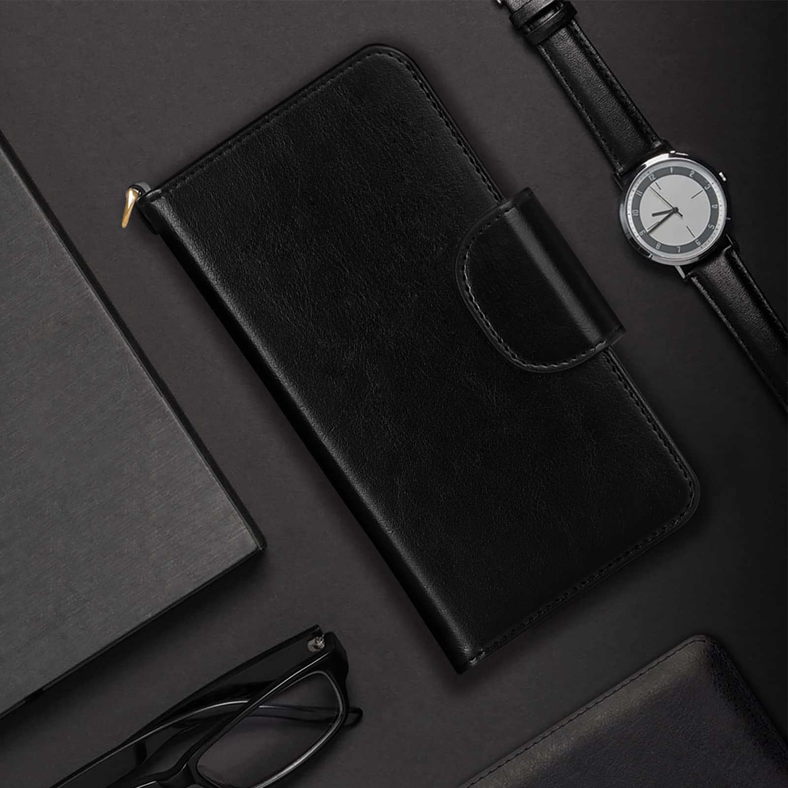 FYY Case for iPhone 11 Pro Max 6.5", [Kickstand Feature] Luxury PU Leather Wallet Case Flip Folio Cover with [Card Slots] and [Note Pockets] for Apple iPhone 11 Pro Max 6.5 inch Rose Gold