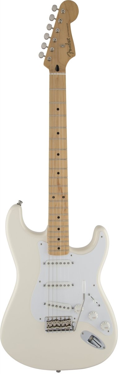 Fender Jimmie Vaughan Tex Mex Stratocaster, Maple Fingerboard, Olympic White