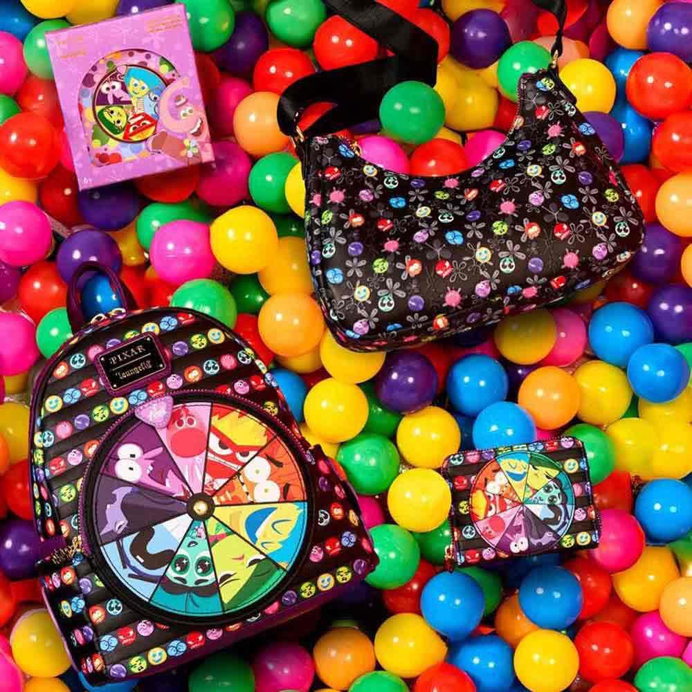 Loungefly Pixar Inside Out 2 Core Memories Zip Around Wallet