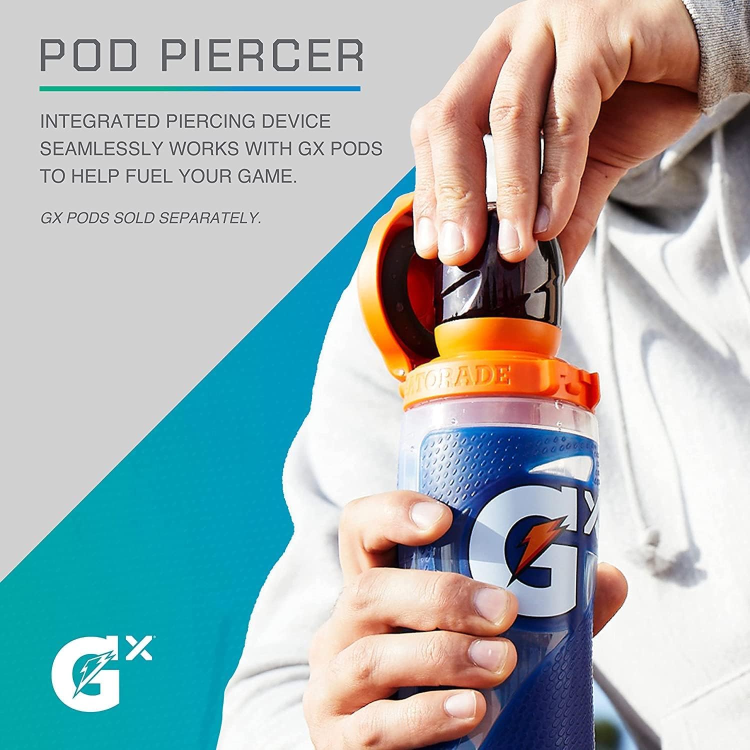Gatorade Gx Kit, Marble Orange Pastel, 30 Oz