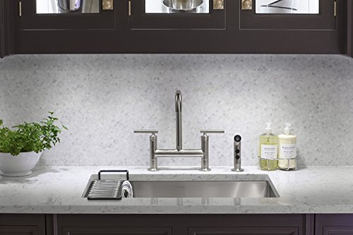 Kohler K-5409-NA Strive 29-Inch x 18-5/16-Inch Undermount Medium SingleBowl Kitchen Sink, Stainless Steel