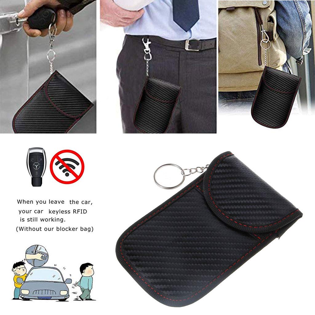 Faraday Bag for Key Fob Convenient Car Signal Blocking Anti Theft Pouch Anti-Hacking for Case Blocker Faraday Prote Gift for Friendship Day