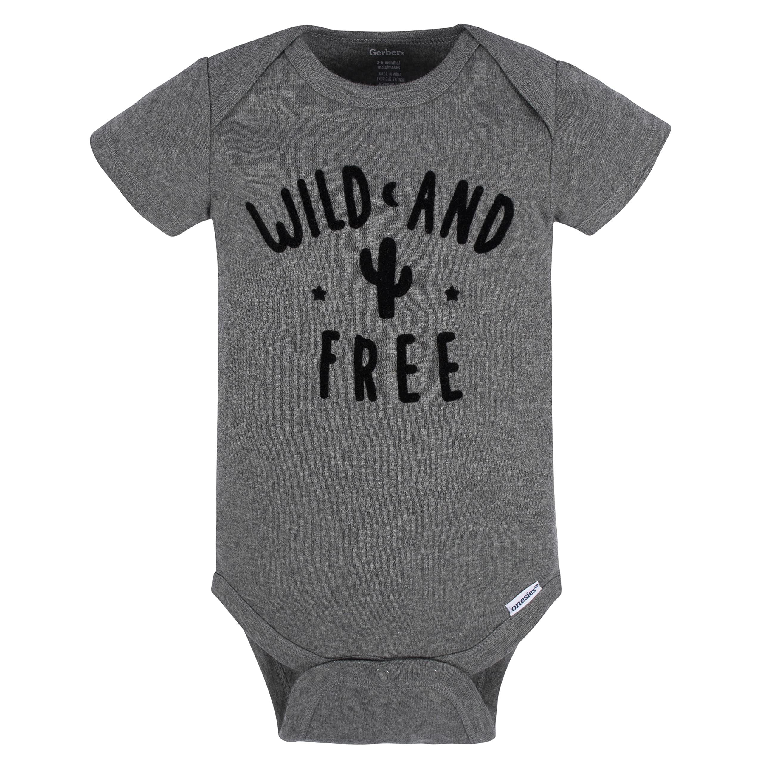 Gerber Baby 8-Pack Short Sleeve Onesies Bodysuits, Southwest, 12 Months