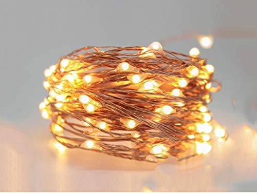 hhxiao String Light Waterproof Timer 16.5ft 5m Battery Powered Led Copper Wire String Fairy Light Home Garden Festival Outdoor Lighting