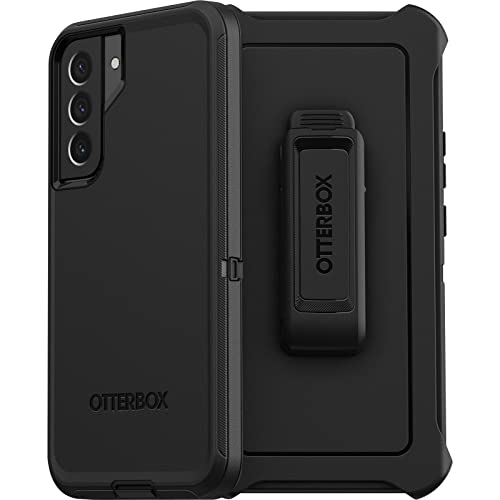 OtterBox Defender Case for Samsung Galaxy S22+, Shockproof, Drop Proof, Ultra-Rugged, Protective Case, 4X Tested to Military Standard, Black