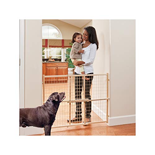 Evenflo Position and Lock Tall Pressure Mount Wood Gate (Expands From 31- 50 Inches)