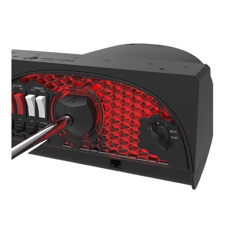 Honeycomb Aeronautical Alpha Flight Controls Yoke with Throttle Quadrant and USB 3.0 Hub Bundle (3 Items)