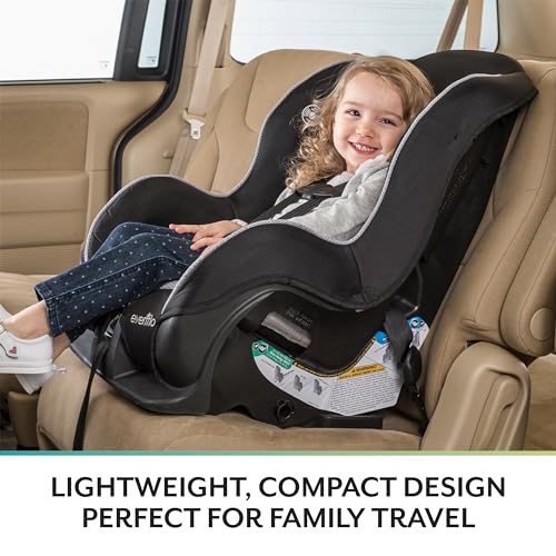 Evenflo Tribute LX 2-in-1 Lightweight Convertible Car Seat, Travel Friendly (Neptune Blue)