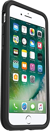 OtterBox Symmetry Series Case for iPhone SE 3rd Gen (2022), iPhone SE 2nd (2020), iPhone 8, iPhone 7 (NOT Plus) w/Tempered Glass Screen Protector, Bundle - Bulk Packaging - Black