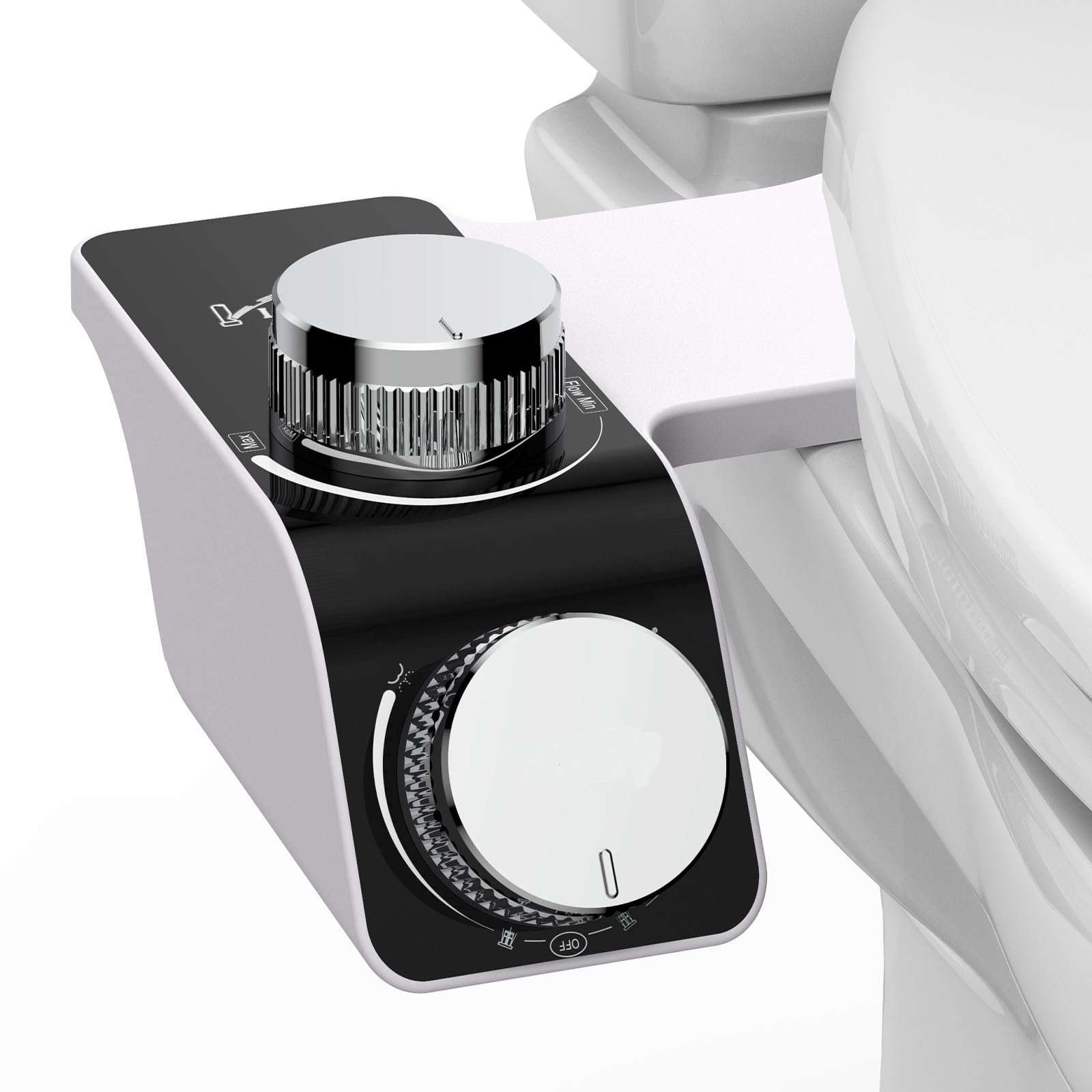Uneeruiqy Bidet Attachment for Toilet Non-Electric Cold Water Bidet Toilet Seat Attachment Fresh Water Spray with Parts Tools for Deep Cleaning