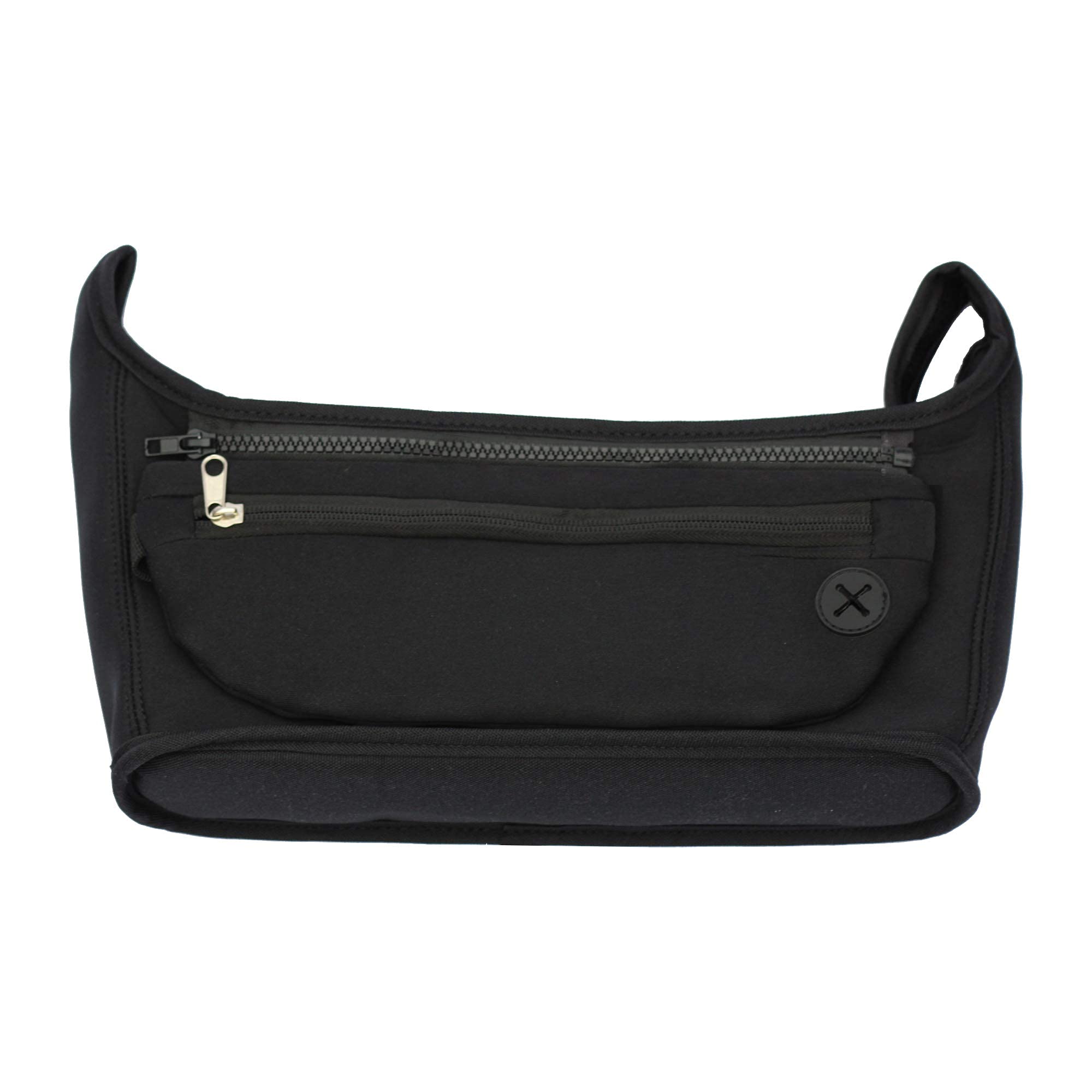Farnodbaby Infant Baby Stroller Insert Compatible with UPPAbaby VISTA CRUZ MINU G-Link G-Luxe + Stroller Organizer Set | Affordable Stroller Accessories Set | Bundle: 4 Items (Grey-Black)