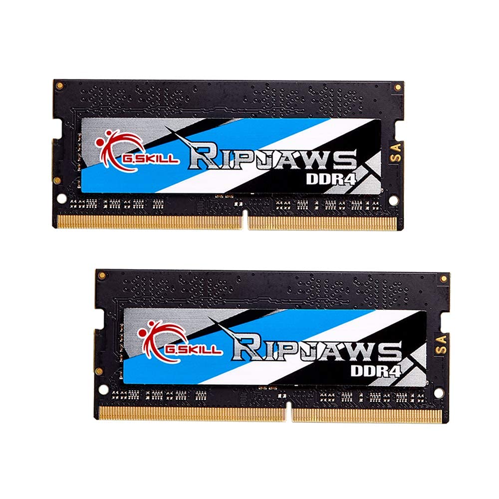 G.SKILL Ripjaws DDR4 SO-DIMM Series DDR4 RAM 16GB (1x16GB) 2666MT/s CL19-19-19-43 1.20V Unbuffered Non-ECC Notebook/Laptop Memory SODIMM (F4-2666C19S-16GRS)