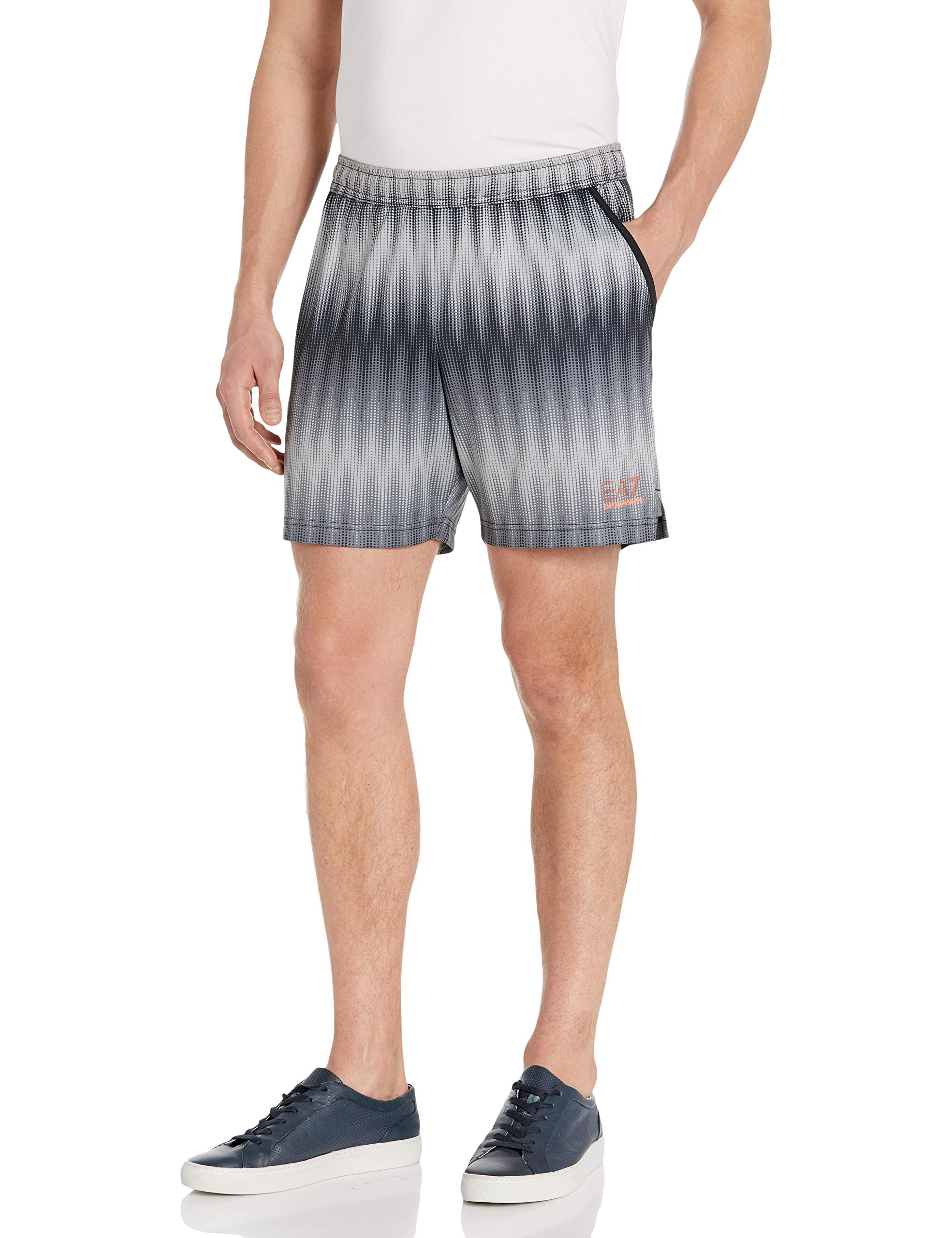 Emporio Armani Men's Ventus7 Shorts, Black Fancy, M