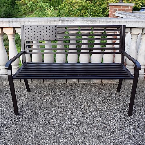 Oakland Living American Pride Bench