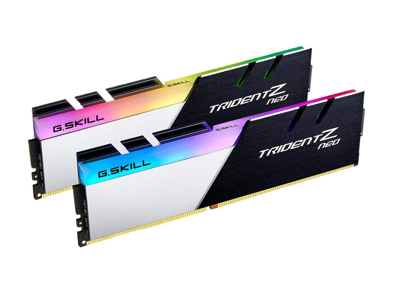 G.SKILL Trident Z Neo Series (Intel XMP) DDR4 RAM 16GB (2x8GB) 3600MT/s CL14-15-15-35 1.45V Desktop Computer Memory UDIMM (F4-3600C14D-16GTZNB)
