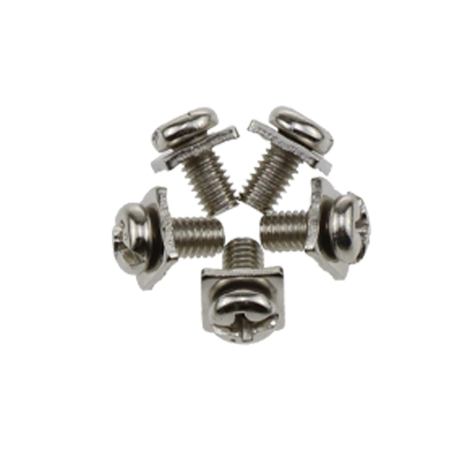 Lovelysp-M3*8 Terminal Block Screws 7 * 7mm Square Washer Nickel-Plated Carbon Steel Used to fix Wires in Electrical facilities-48 Piece