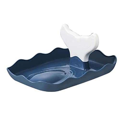 For Creative Fish Whale Tail Pot Lid Holder Multifunctional Spoon Rest Small Ladle Spatula Shelf Pan Cover Stand Rack Utensil Organizer For Kitchen Counter Pot Lid Holder Organizer