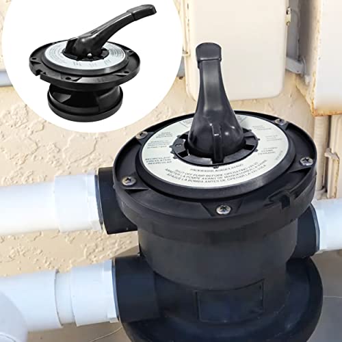 LUKYER SPX0714BA Key Cover and Handle Assembly,Compatible with Hayward Multi-Port Valves Model SP0714T,Also Compatible with Pro Series Side and top Mount Sand Filter Models S210S, S220T2.