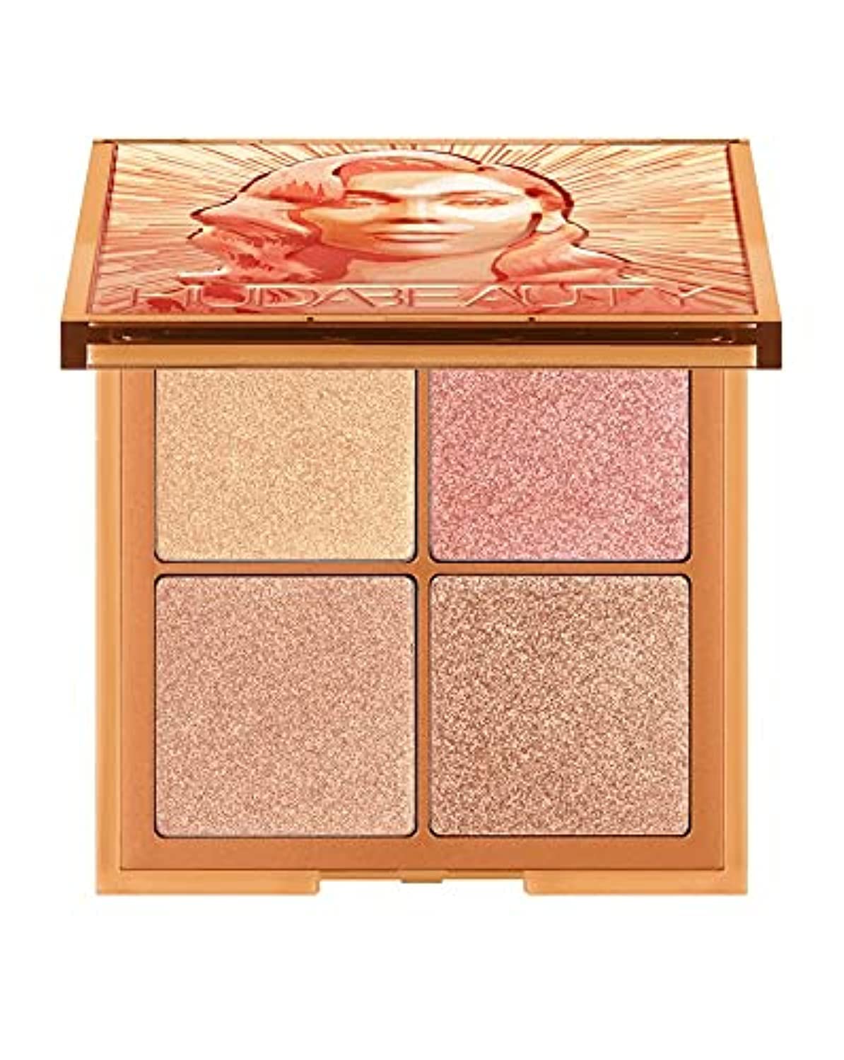 HUDA BEAUTY Mini Glow Obsessions Highlighter Face Palette - Medium