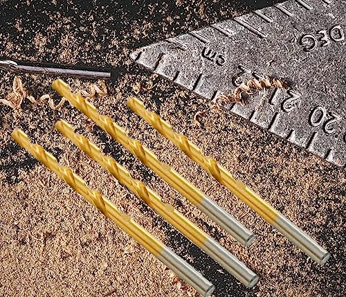 Hyamass 60Pcs Twist Drill Bit Set,1.0mm-3.5mm Drill Bit Assorted Set Premium 4341 HSS Micro Drill Bits for Hardened Metal, Stainless Steel, Cast Iron, Wood,Plastic and Aluminum Alloy