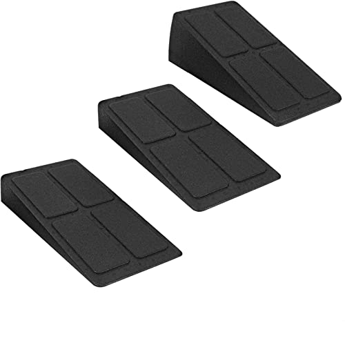 GDTOOLMMY Slant Board,3 Pcs Non-Slip Foam Calf Stretcher with 5 Adjustable Angles,480 Lbs Weight Capacity Squat Wedge for Exercises, Physical Therapy, Squats(Included Yoga Elastic Band)
