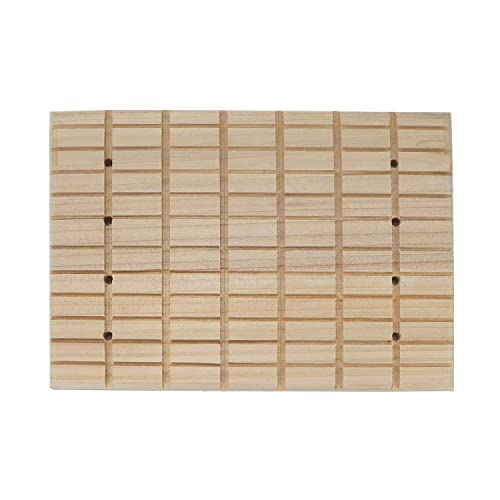 Rabbit Scratching Pad Wooden Scratch Pad Bunny Feet Pad for Rabbit Chinchilla Guinea Pig (A)