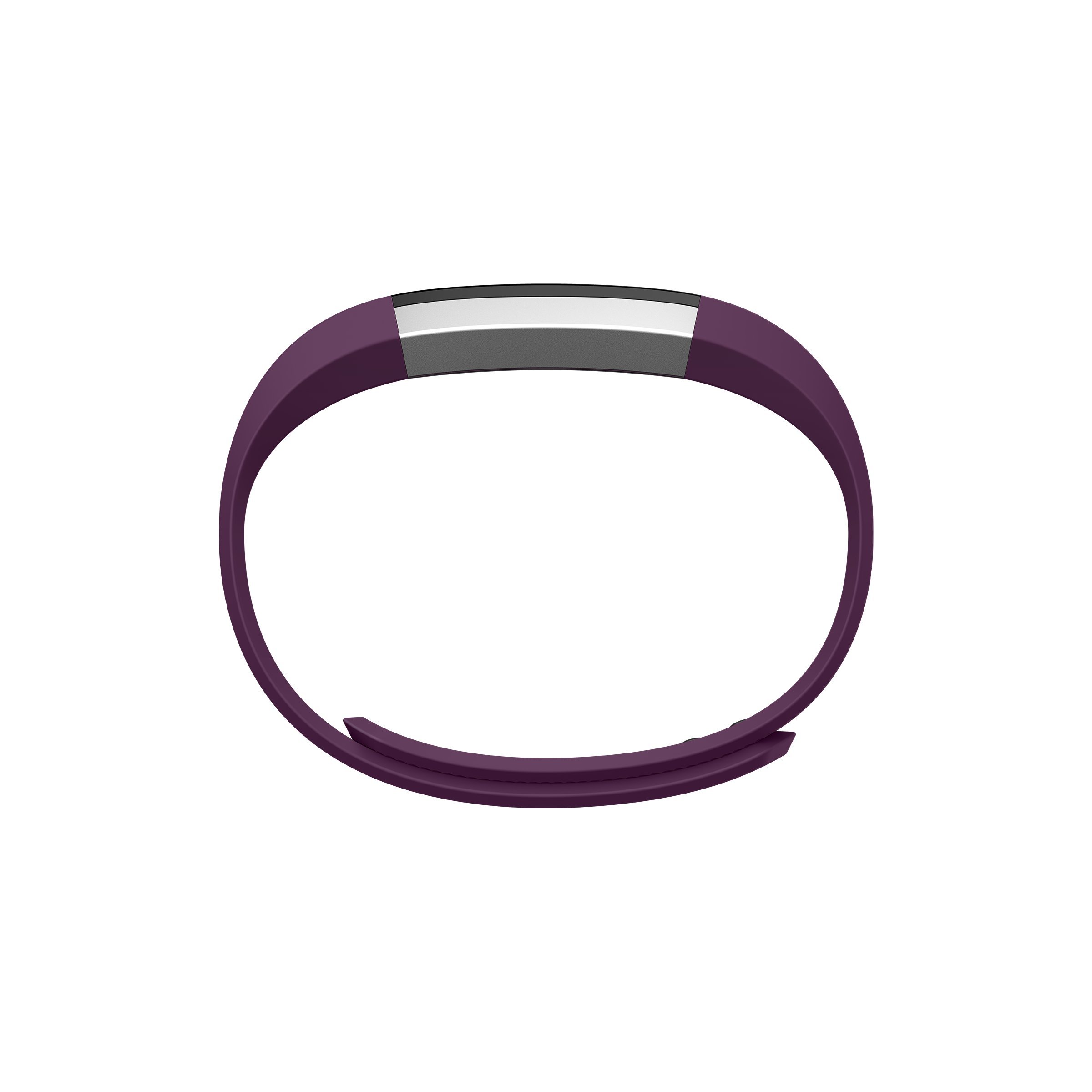 Fitbit Alta Fitness Tracker, Silver/Plum, Large (International Version)
