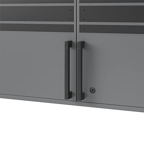 SystemBuild Evolution Shelby 2 Door Garage Wall Cabinet, Graphite