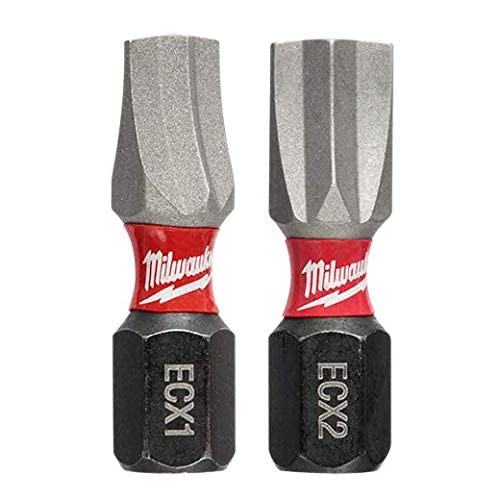 Milwaukee 48-32-4440 Insert bit Ecx 1/4"Hex, 2 Per Pack, 3 Pack