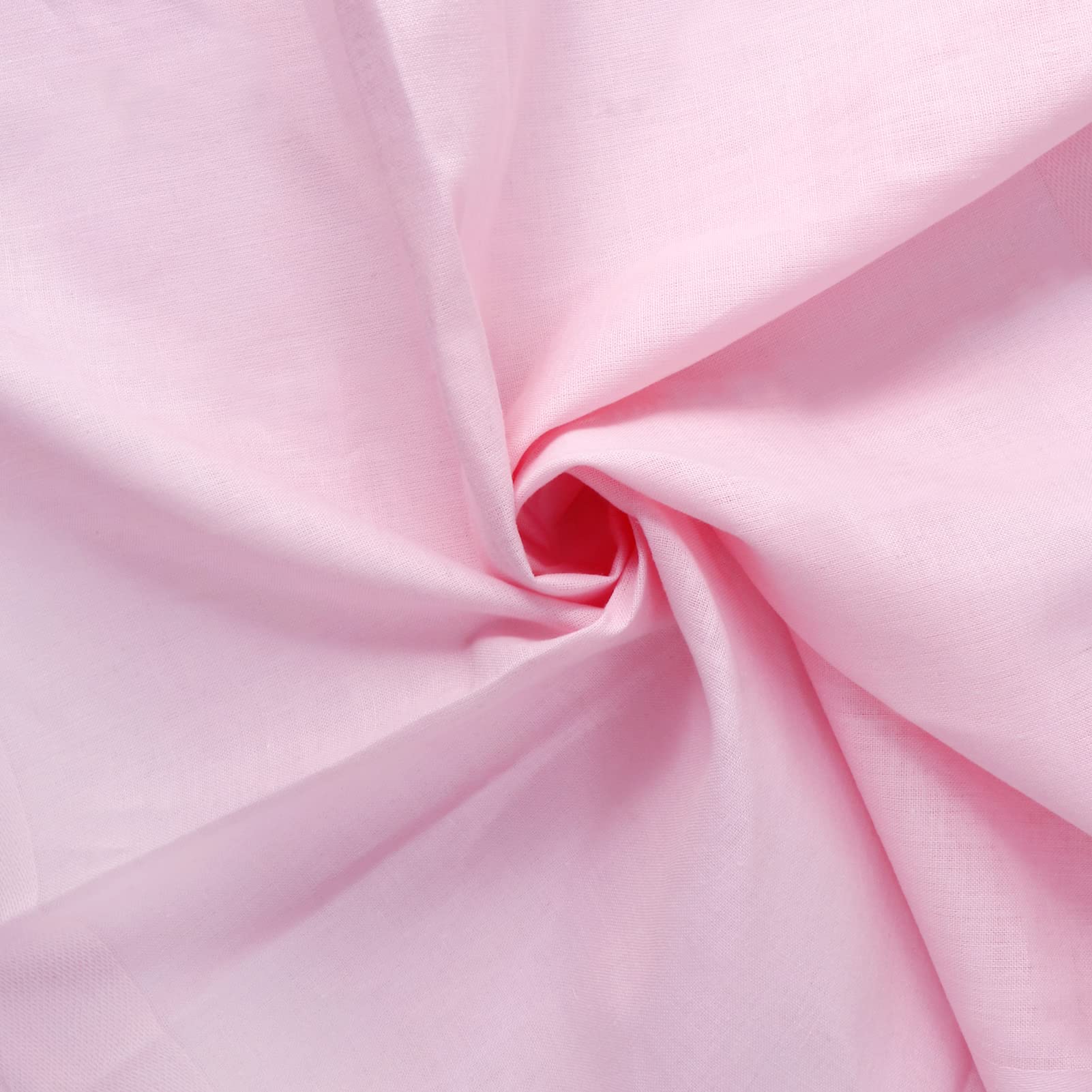 HOULIFE Men's Cotton Handkerchiefs, Solid Color 60S Soft Cotton Hankies for Men Women 6/12PCS 15.7"×15.7" (Pink, 12 PCS)