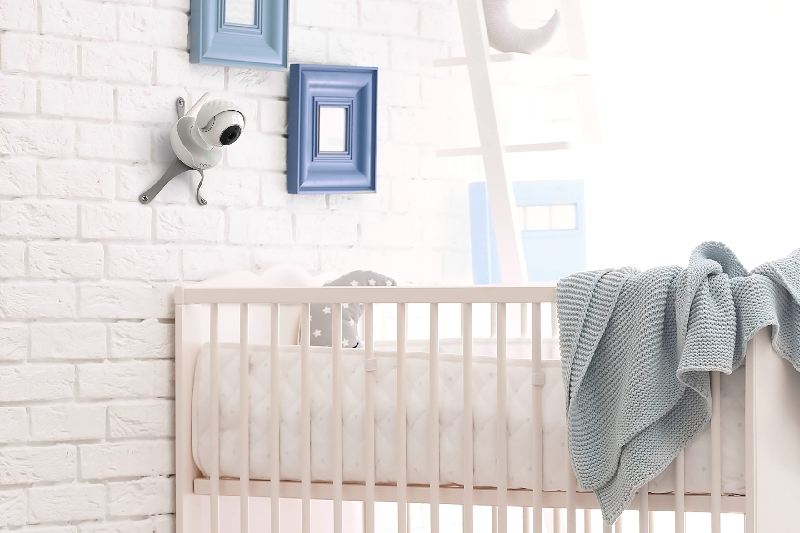 Hubble Connected Grip, Flexible Rubber Baby Monitor Mount for Hubble Baby Camera, Portable Camera Holder for Nursery for Optimal View, Universal Video Baby Camera Mount, Multi-Installation Method