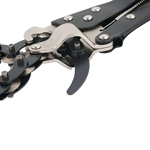 MacWork Tailpipe Cutter,Exhaust Tube Chain Cutter,Features Pipe Cutter Chain/Cutting Wheels,Black