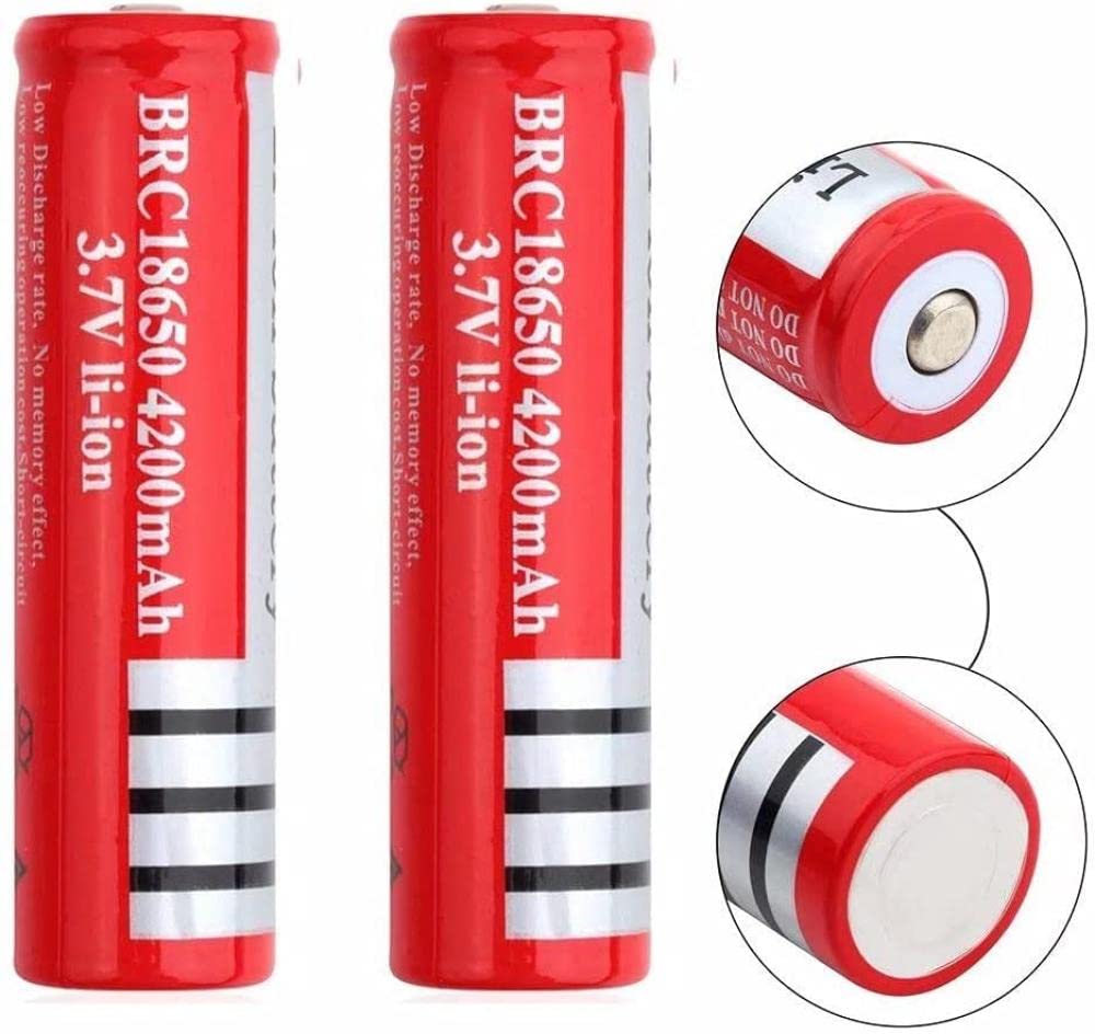KOBJC Batteries Battery Rechargeable 3.7V Hq Ni-Mh Battery 4200 Mah Cell for Gas Cooker Oven Burner Led Torch and Clock- 4 Pcs Battery