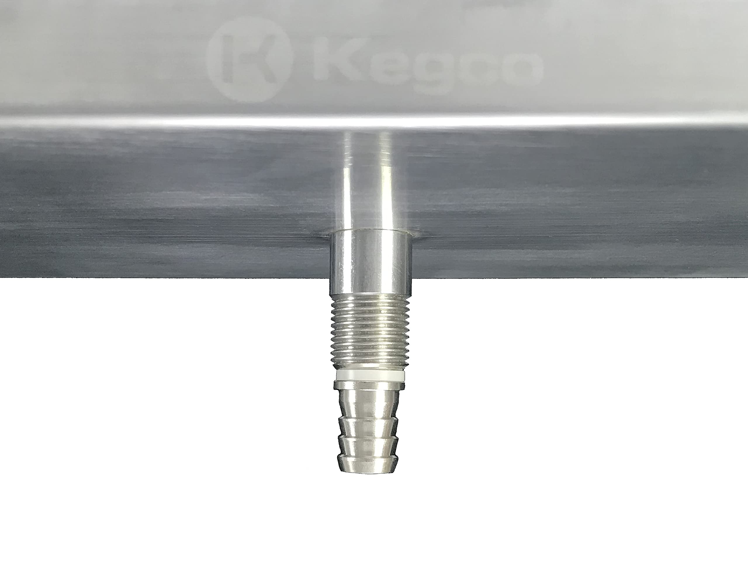 Kegco SEBV-129D 12" x 9" Bevel Edge Drip Tray with Drain
