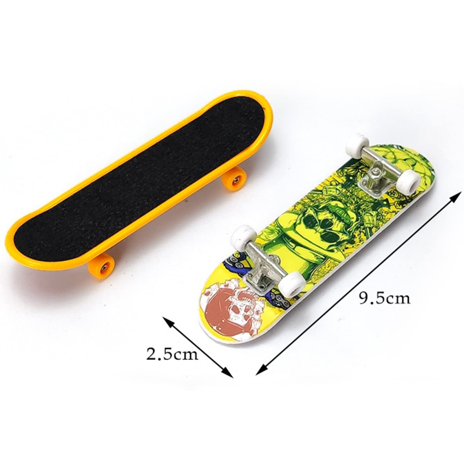 Finduat 10 Pcs Mini Fingerboards Finger Skateboard, Creative Fingertips Movement Party Favors Novelty for Party Supplies Props Decoration