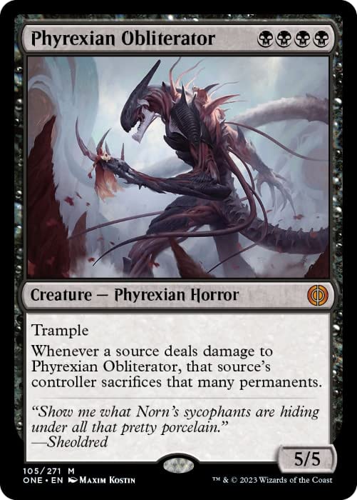 Magic The Gathering - Phyrexian Obliterator (105) - Phyrexia: All Will Be One