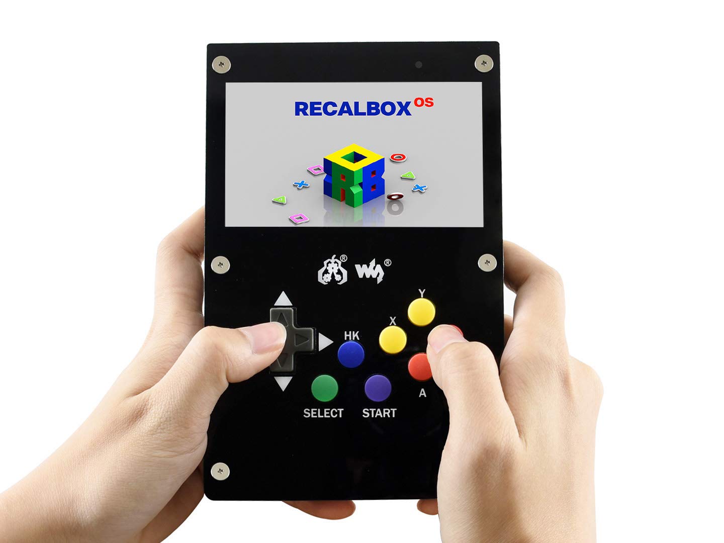 GamePi43 Accessories Kit for Raspberry Pi 4B/3B+/3B/2B/B+ Portable Retro Video Handheld Game Console with 4.3inch IPS Display 800x480 Pixel 60 fps Smooth Gaming Experience Speaker Earphone Jack