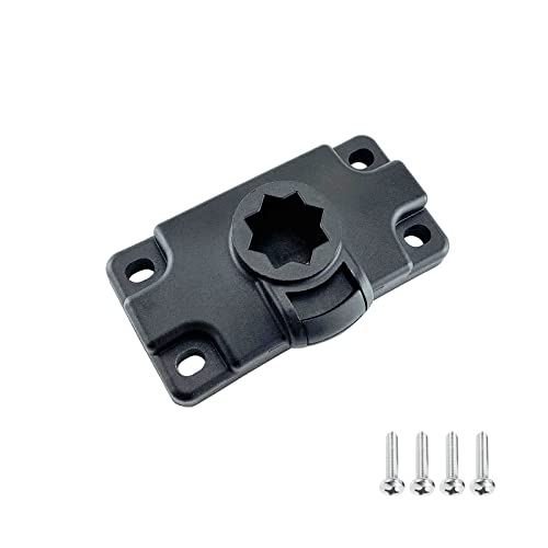 GOMOSU Fishing Rod Holder Lights Mount Base with Screws for Inflatable Kayak Boat Canoe